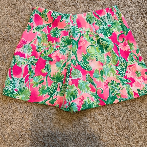 Lilly Pulitzer | Shorts | Lilly Pulitzer Raz Berry Catty Shack Cassia ...
